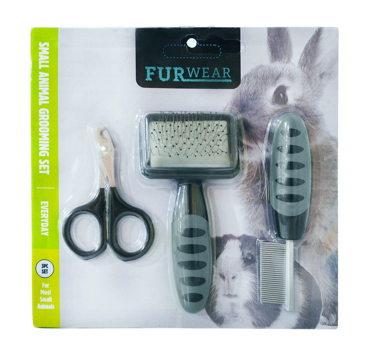 Furwear – Everyday – Small Animal Grooming Set – Absolutely Everything